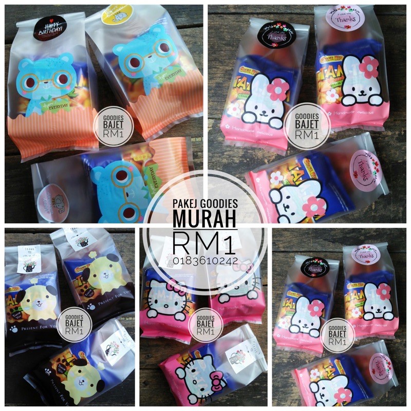 Pakej Jajan Kartun RM1 🎊 Min Oder 20pcs@RM20 FREE STICKER+FREE GIFT🎁 🌟 ...