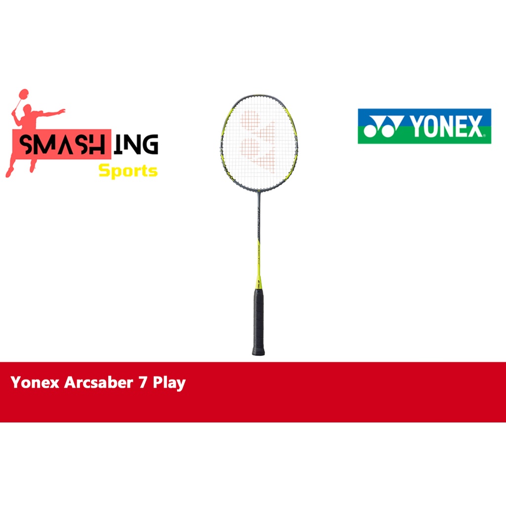 Yonex Arcsaber 7 Play [Unstrung] [Free String EXBOLT65+AC102EX Grip] [Free Stringing Service ...