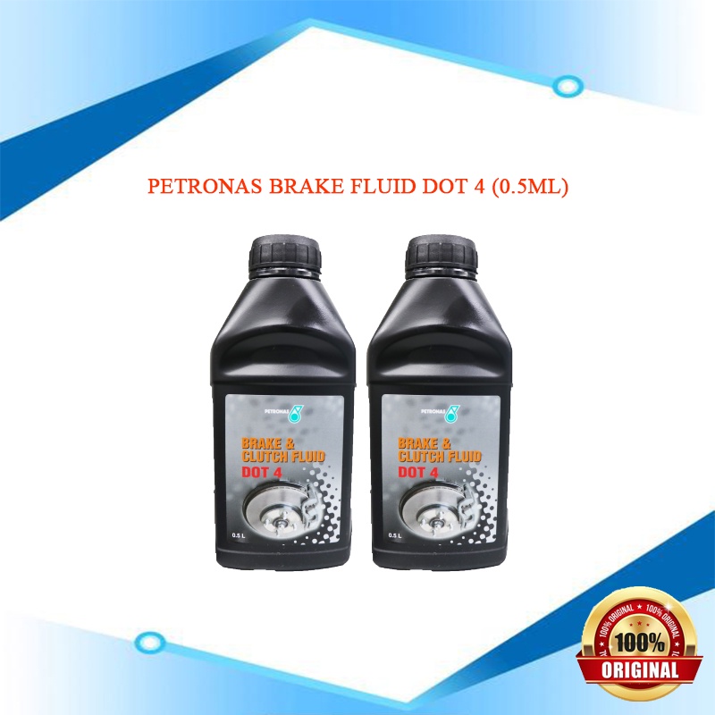Petronas Brake fluid Dot4 X2 (1set)0.5ml-1botol | Shopee Malaysia