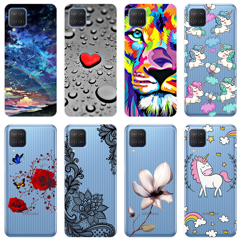 Samsung M12 Case Silicone TPU Back Cover Samsung Galaxy M12 2021 ...