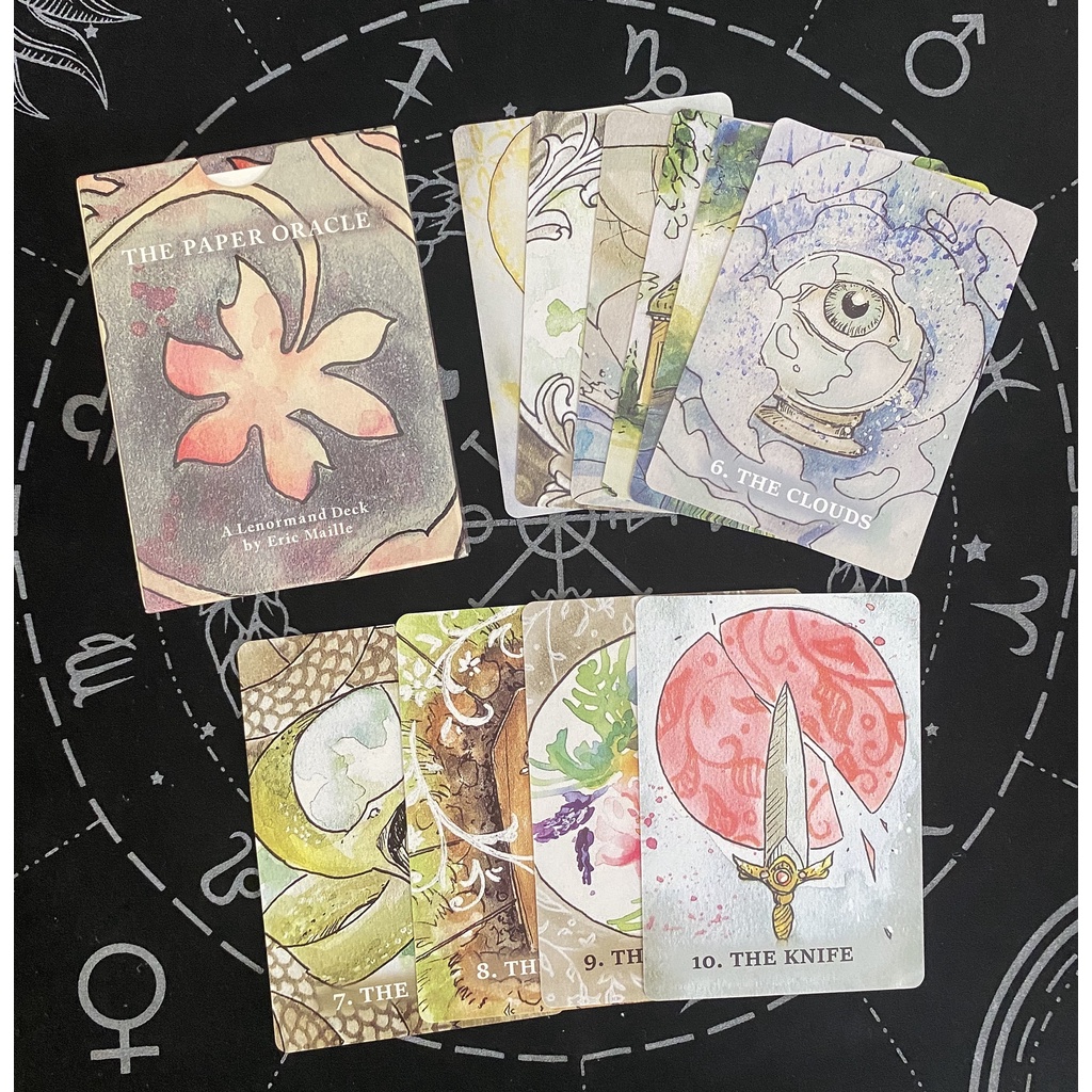 Prophet Renaulan Oracle Card The Paper Lenormand English Customized ...
