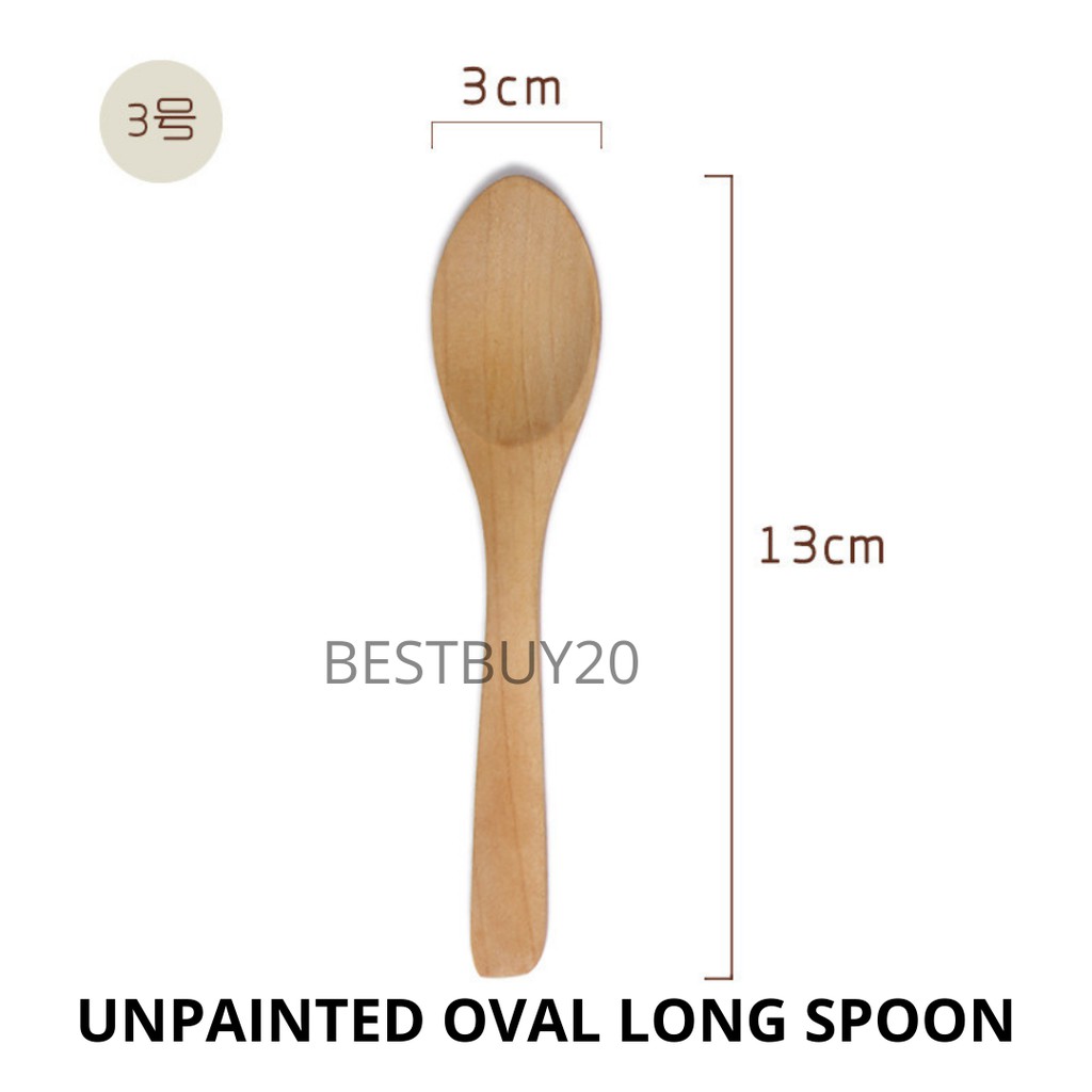 Sudu Kayu Rempah Wood Condiment Scoop Small Wooden Salt Spoon Mini ...