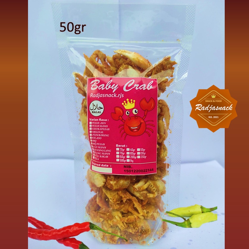Crispy Baby Crab | Delicious Food Snacks | Crab | Krispy crab 50gr ...
