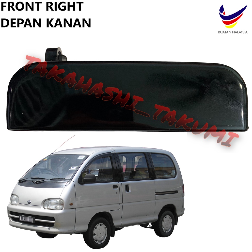 Perodua Rusa Front Right Kanan Driver Door Outer Handle Handel Luar ...
