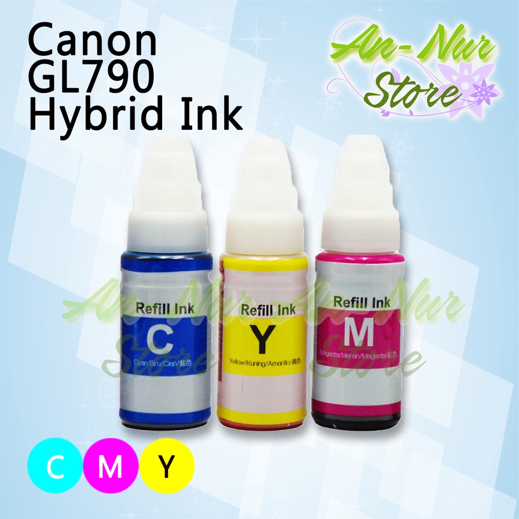 CANON HYBRID 790 REFILL INK (CYAN,MAGENTA,YELLOW) 70ML for G-SERIES ...