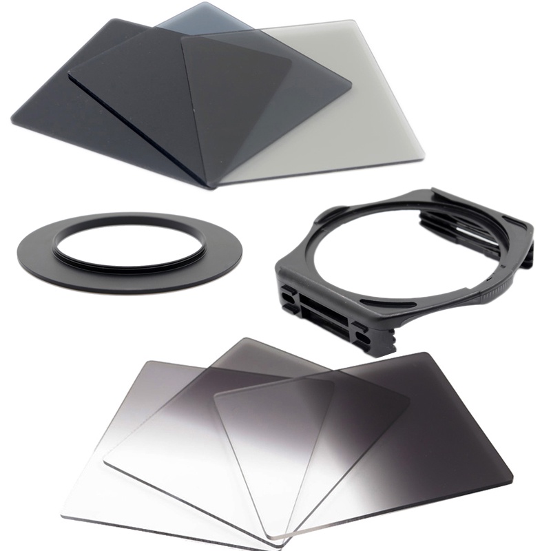 KnightX 6 Filter 8in1 Graduated Grey Full Color Square Filter ND ND2 ...