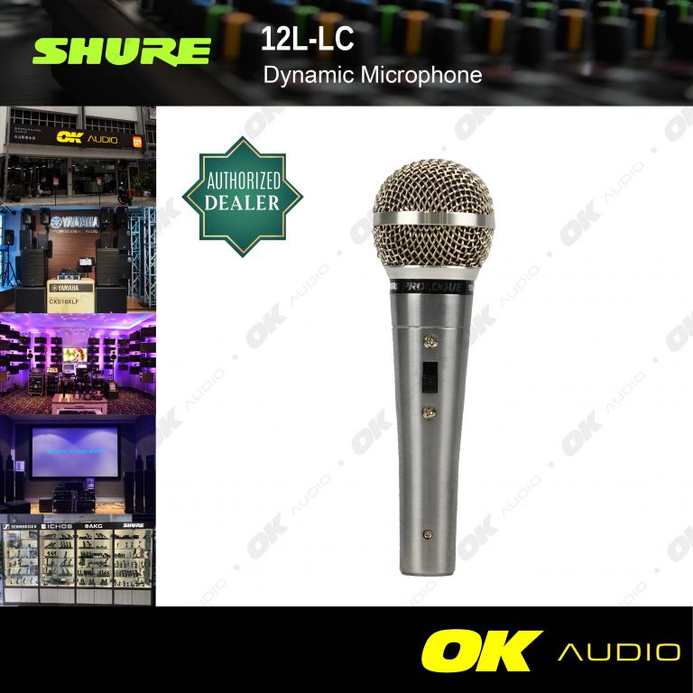 Vintage SHURE Prologue 12L-LC Low Impedance Dynamic Microphone (New ...
