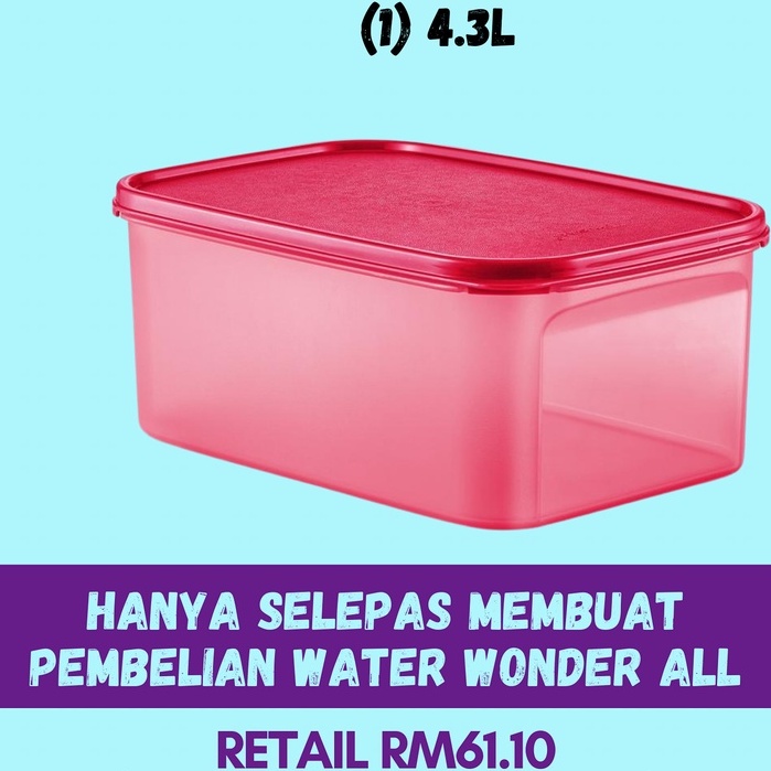 Tupperware Wonderful SET - Water Dispenser 10L / Modular Mates ...