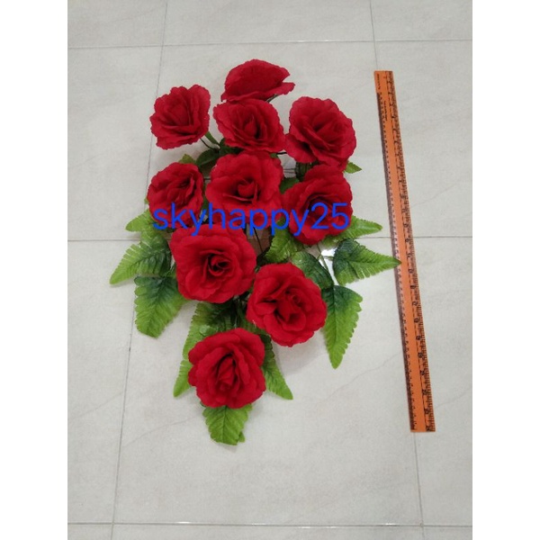 bunga dinding Rose hiasan 20inci offer | Shopee Malaysia