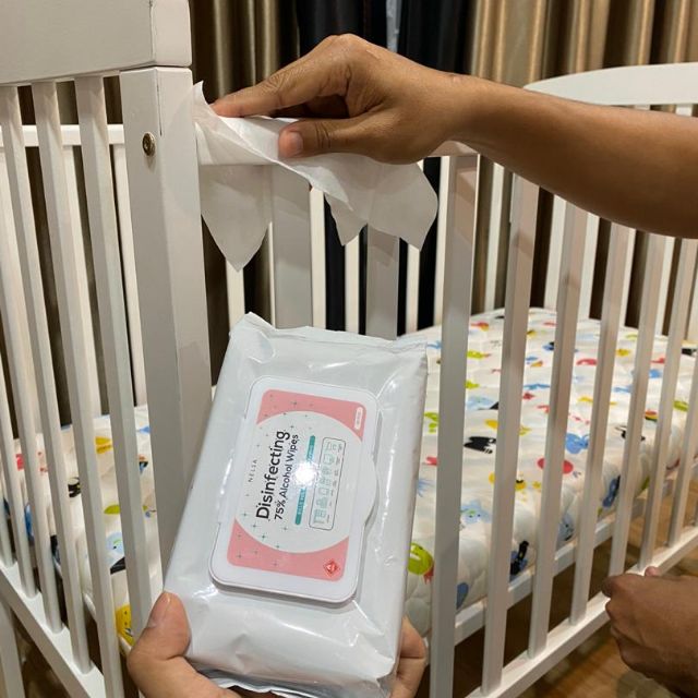 Nelsa Disinfectant Wipes (75% Alcohol)(3 Big Packs) | Shopee Malaysia