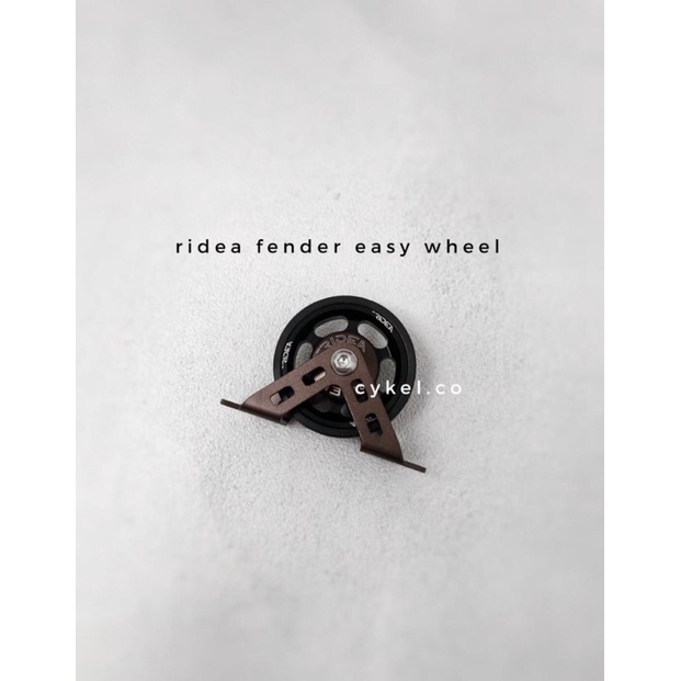 Ridea rear mudguard rollers fender easy wheel black copper brompton ...