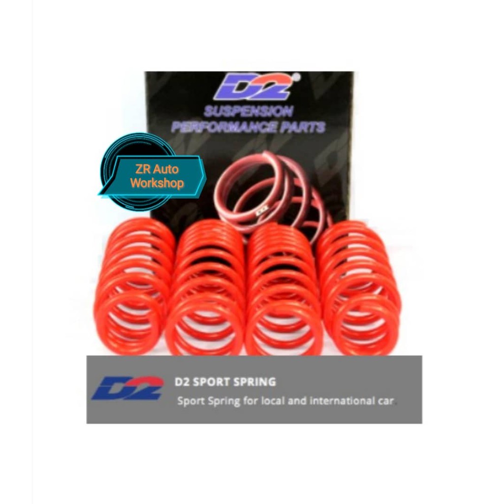 New lowered sport spring D2 Racing coil spring Grand Livina, N16 Suzuki ...