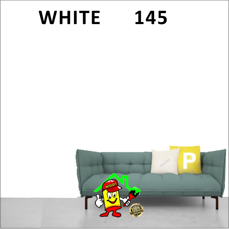 WHITE / pure white / 145 / 1001 / 100 / 001 / PUTIH ( 1L ) | Shopee ...