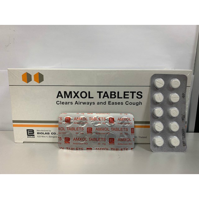 BIOLAB AMXOL TABLET 30MG (AMBROXOL HCL) 10'S [EXP:01/2029] | Shopee ...