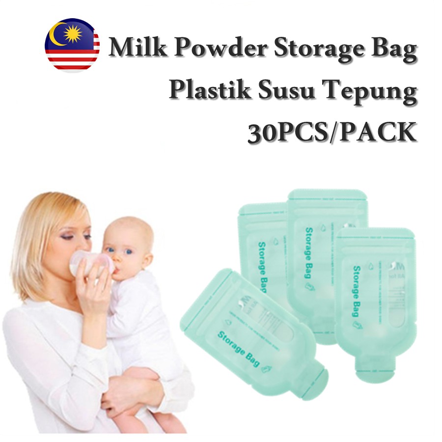 Milk Powder Storage Bag Plastik Susu Tepung Disposable 30 Pcs (🇲🇾 READY ...