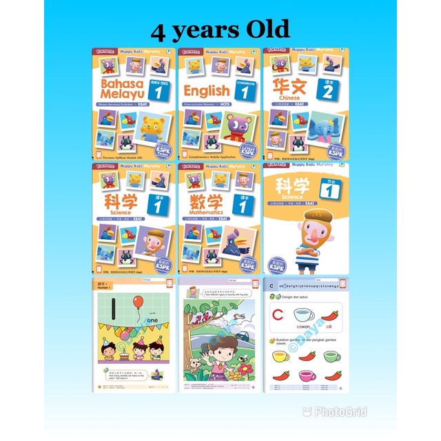 Happy Kids Series • Reader & Workbook ( 4 Years Old ) 📚 | Shopee Malaysia