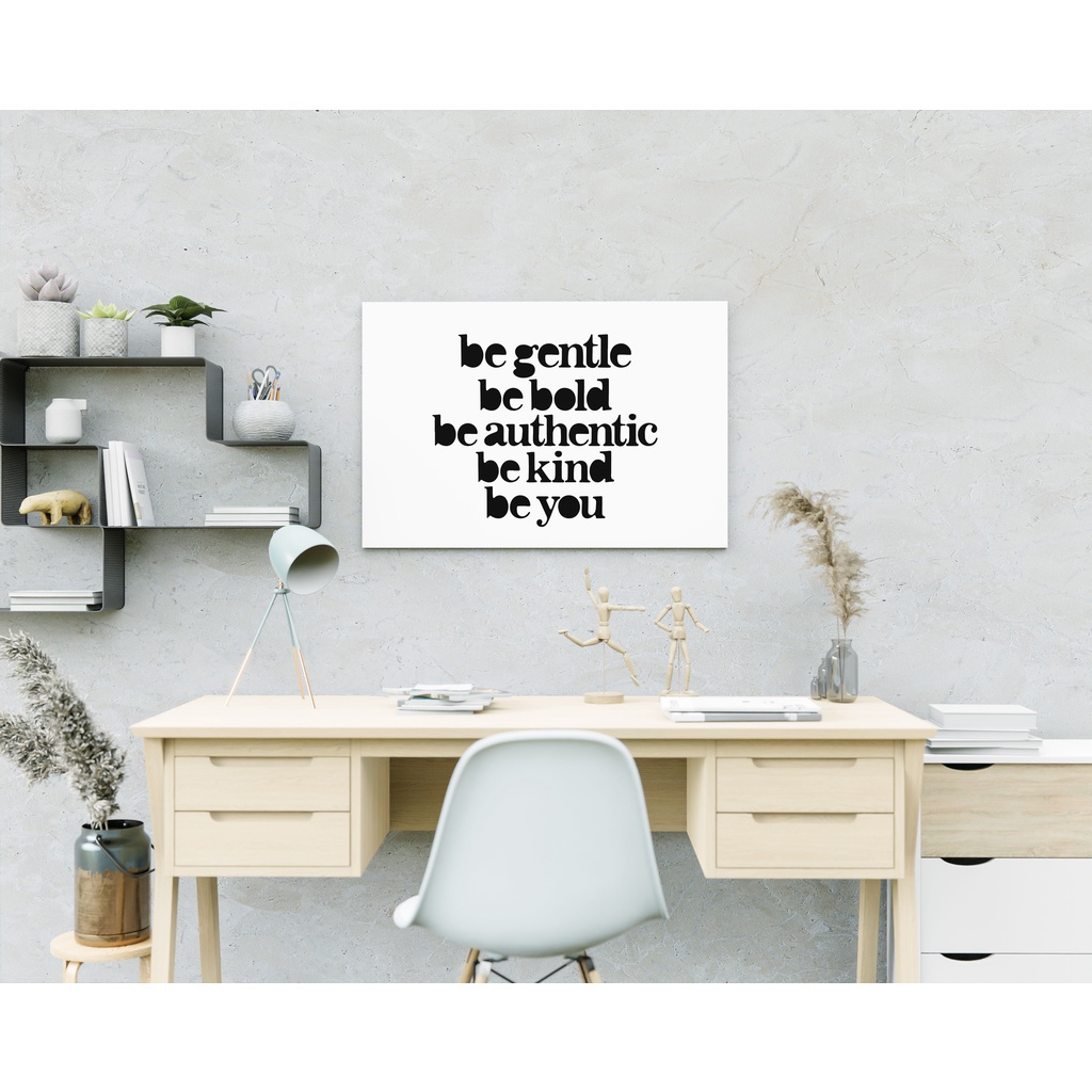 Be You Poster Wall Art Poster Print Motivational Quote Kata Motivasi ...