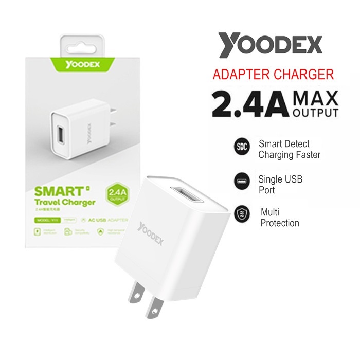 Type A Plug Two Flat Pins USB Charger Quick Charger Dual USB Fast ...