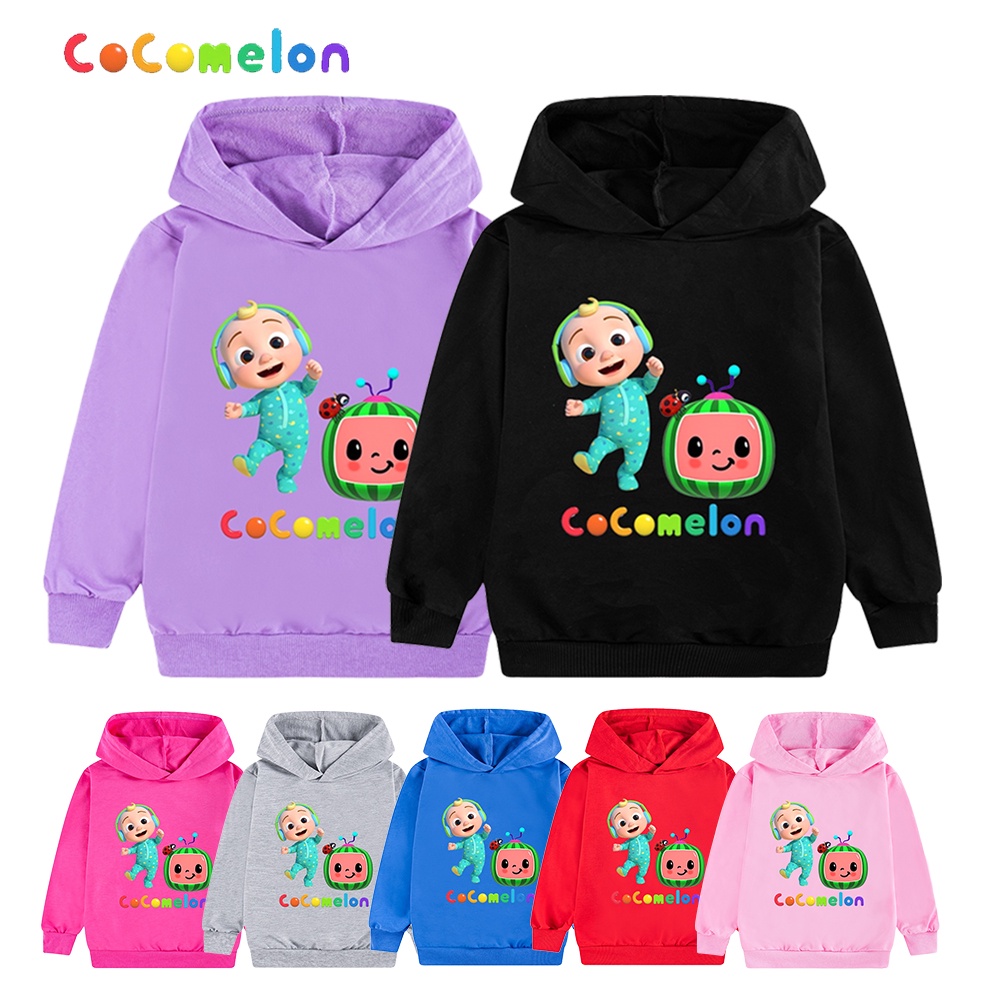 [READY STOCK] cocomelon spring cartoon hoodie boys and girls fashion ...