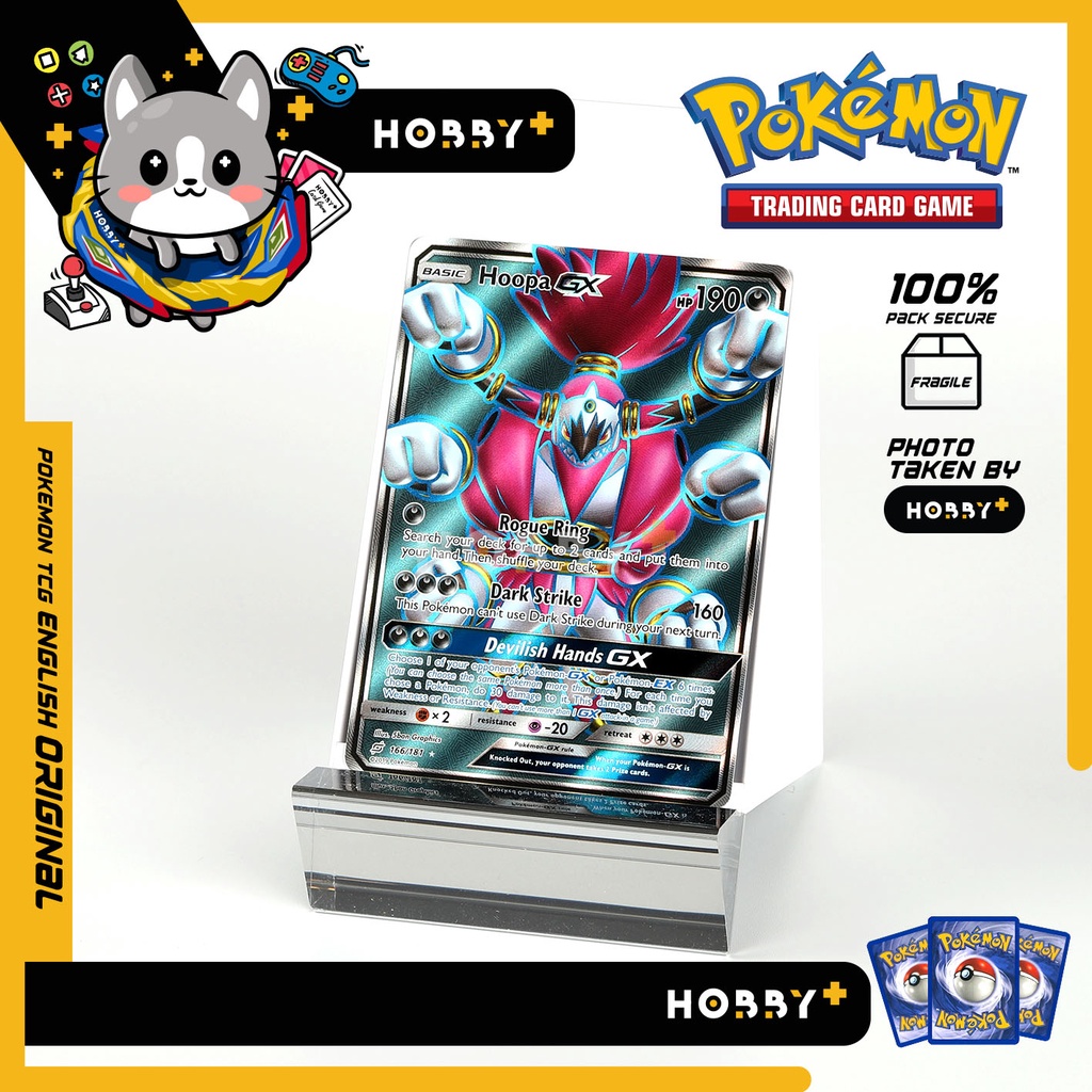 Pokemon TCG / PTCG Hoopa GX - 166/181 - Full Art Ultra Rare Sun & Moon ...