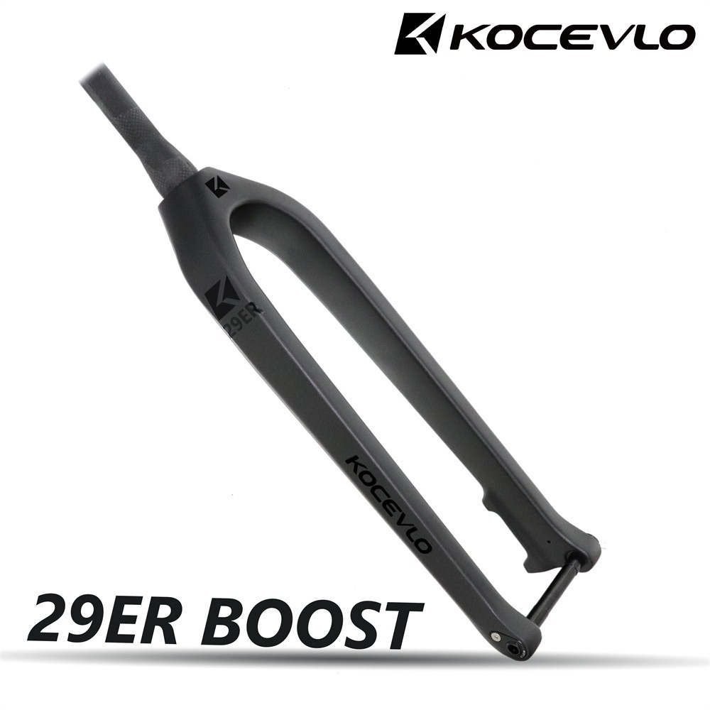 KOCEVLO CARBON 27.5" 29" RIGID FORK DISC BOOST 110 MATT BLACK MTB (627g ...