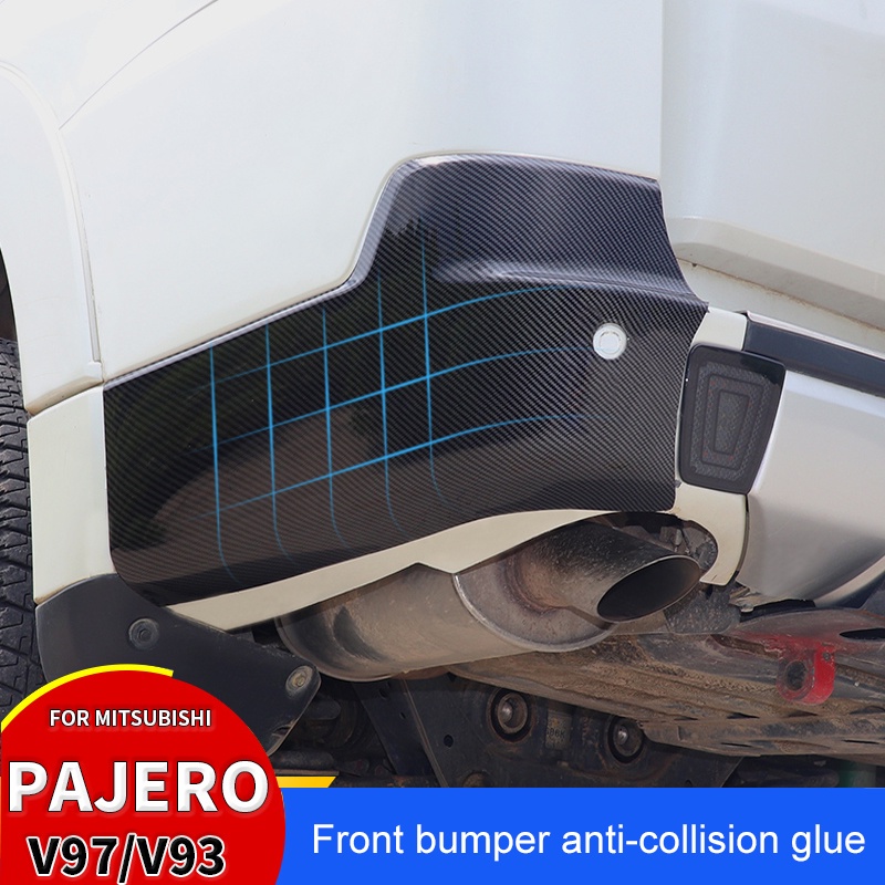 For Mitsubishi Pajero Bumper Anti-Collision Glue V97 V93 Bumper Protection Frame Pajero Auto ...
