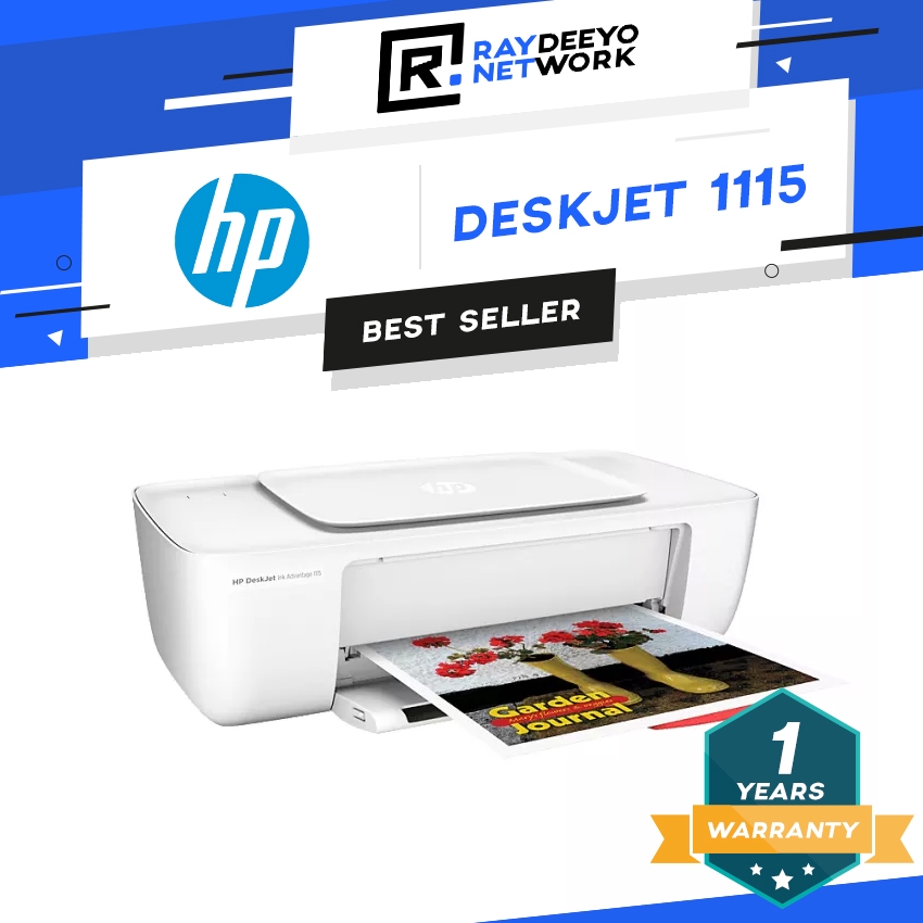 HP DeskJet Ink Advantage 1115 Basic Printer [Print Only] | Shopee Malaysia
