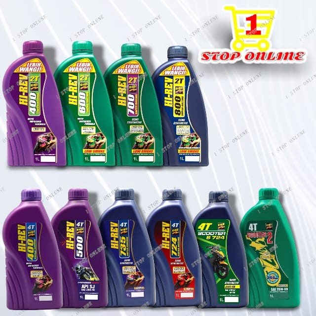 HI-REV 2T / 4T 400 500 600 700 724 735 S734 800 100% Original 1L Hi Rev ...