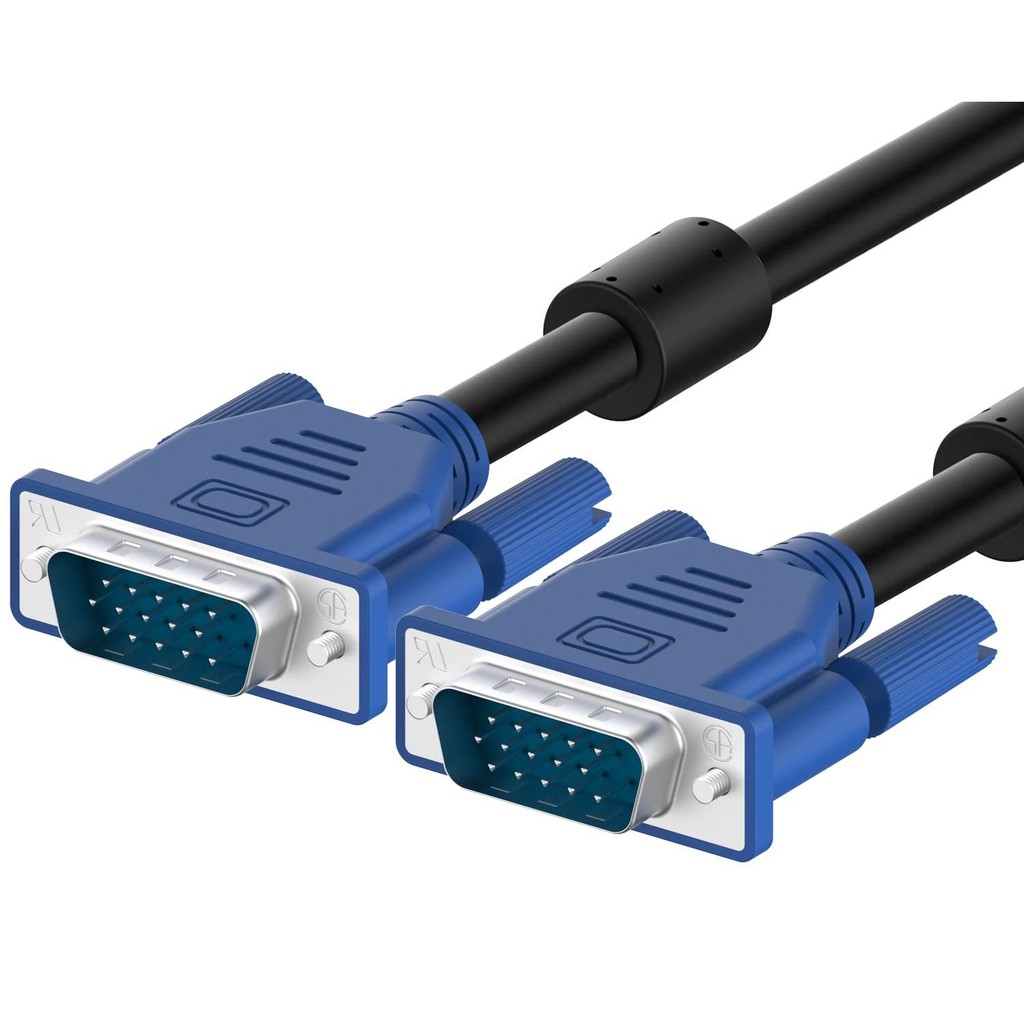 1.5M/3M/5M/10M VGA/RGB Cable 15pin 3C+4 VGA Male to VGA Male Cable HDTV ...
