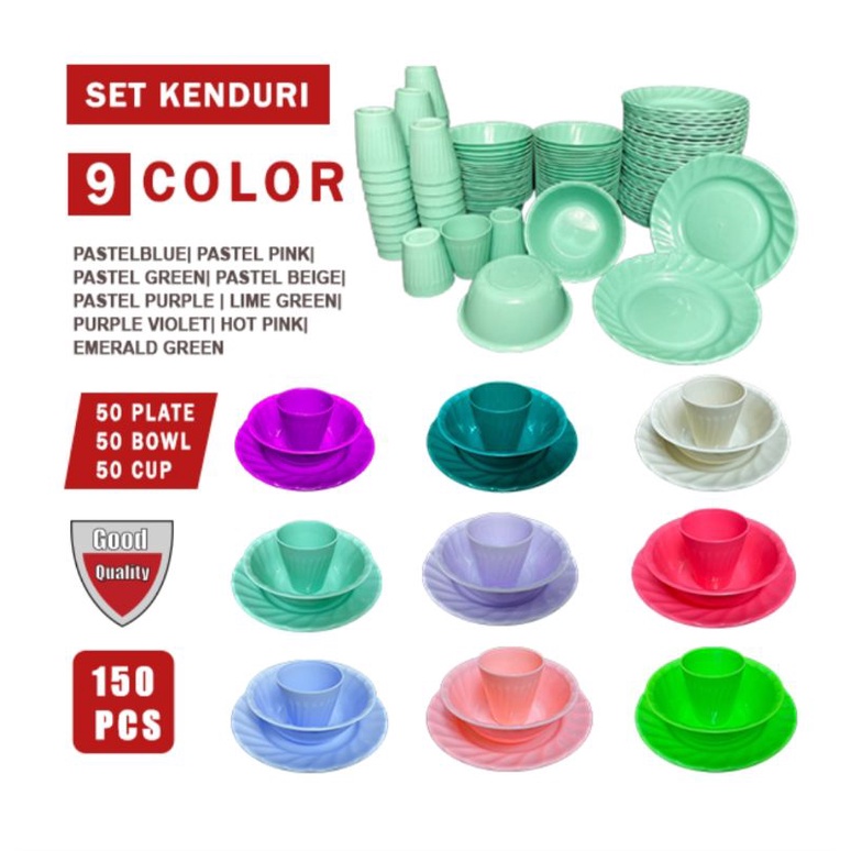 SET[ 150PCS ] PINGGAN MANGKUK CAWAN/KENDURI/PERAYAAN [Readystok ...