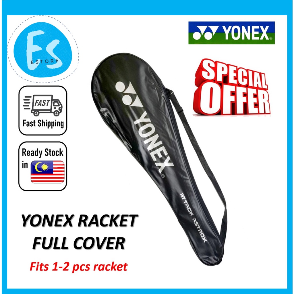 🌟🆂🅰🅻🅴🌟 YONEX RACKET FULL COVER SOFT COVER BADMINTON COVER | Shopee Malaysia