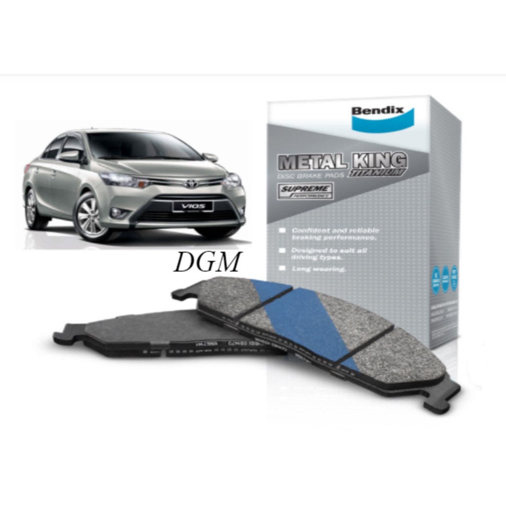Bendix Metal King Brake Pad Front (DB2261) - Toyota Vios NCP150 J/E Spec | Shopee Malaysia