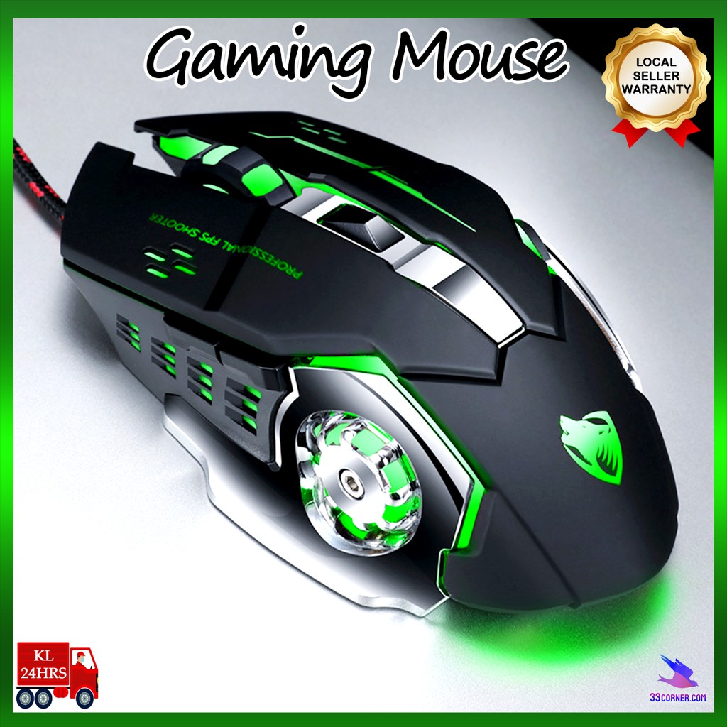 CMO3/6🔥 GAMING MOUSE Wired Gaming Mouse / Wireless Gaming Mouse Sports ...