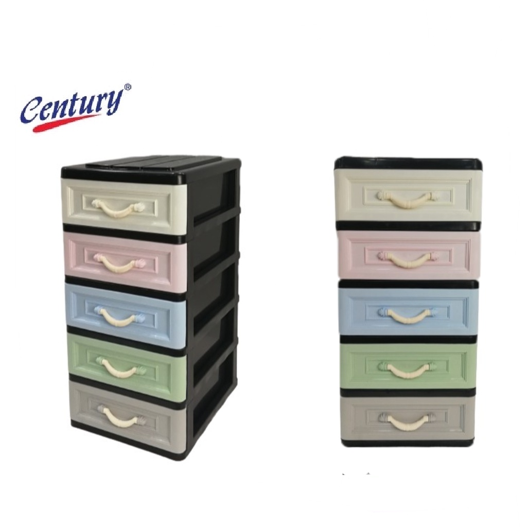 Century Drawer 5 TIER Baby Rack Drawer Baju Baby Cabinet Laci Kabinet ...