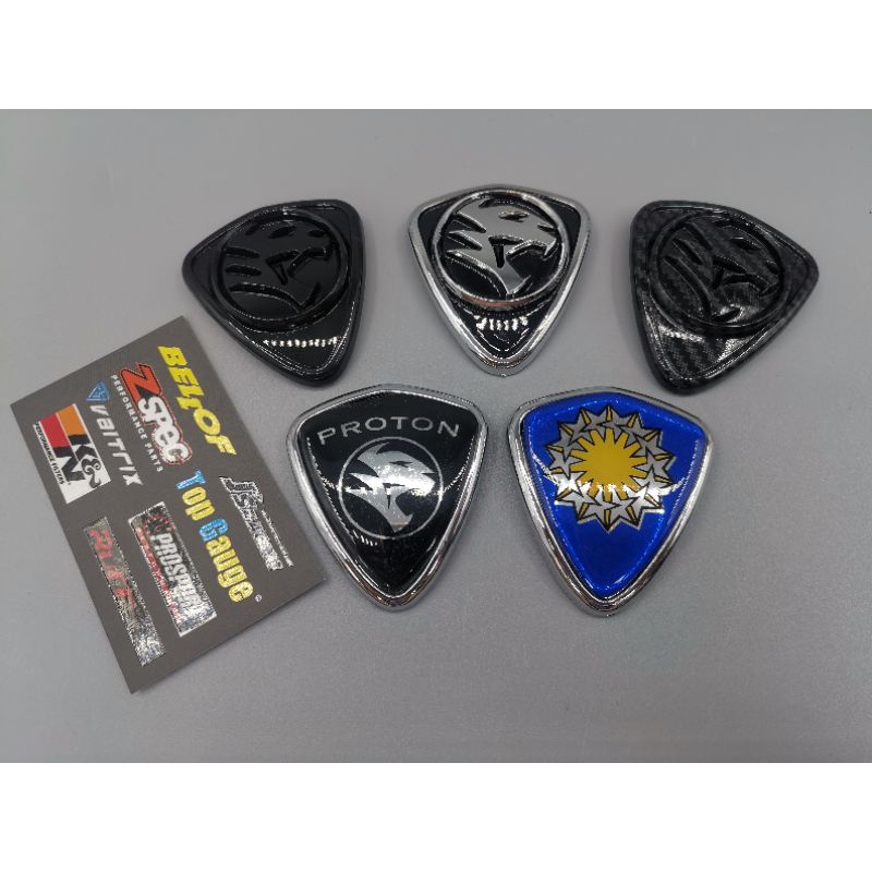 Proton Logo Emblem Wira SE Arena Front Proton Badge Tiger Harimau 3D ...