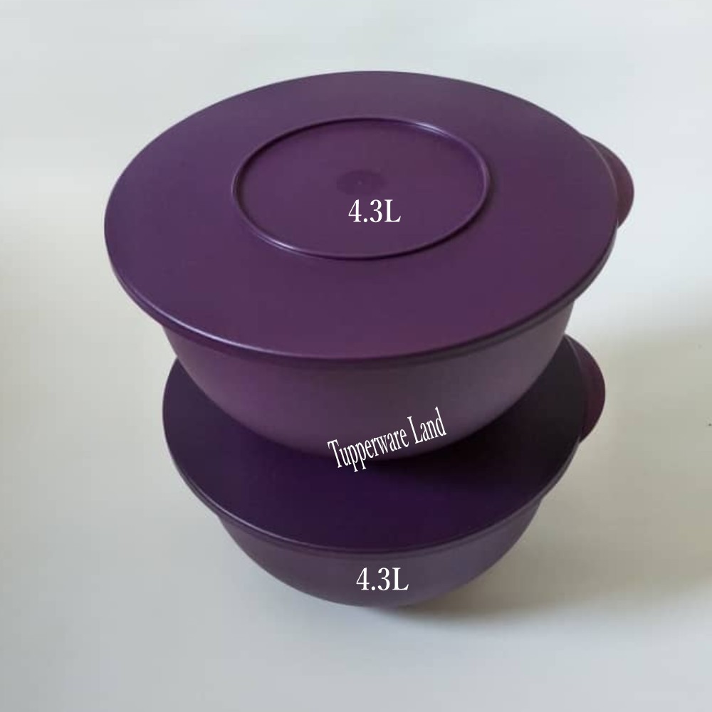 Tupperware Expression Bowl Large 4.3L (A set of 2) | Shopee Malaysia
