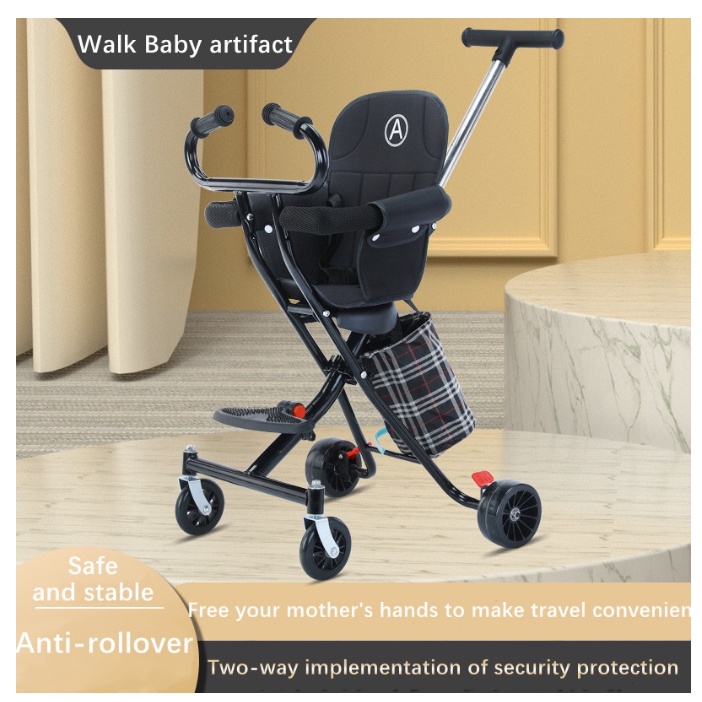 Foldable Baby Stroller Portable Umbrella Push Car Lightweight Baby Car ...