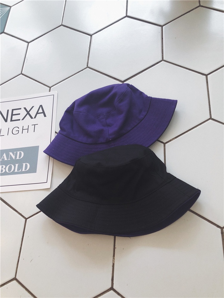 Double Sided Flipped Cap Bucket Hat Unisex Women Men Fashion Bob Caps ...