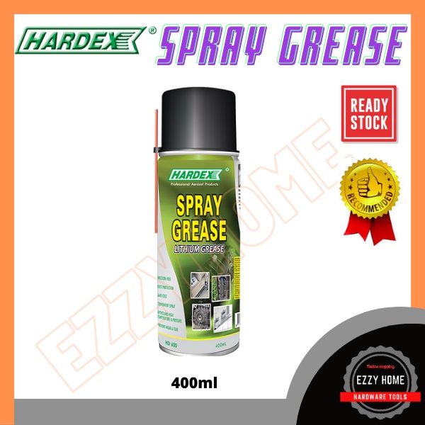 ORIGINAL HARDEX® Spray Grease HD-600 Lithium Grease 400ml | Shopee Malaysia