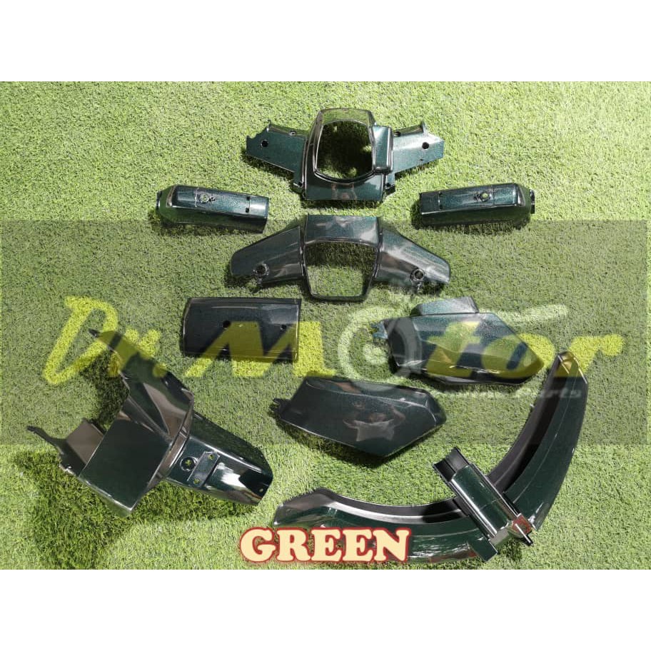 Honda EX5 Dream HIPOWER Cover Set Coverset KOVER KAVER Hitam Purple ...