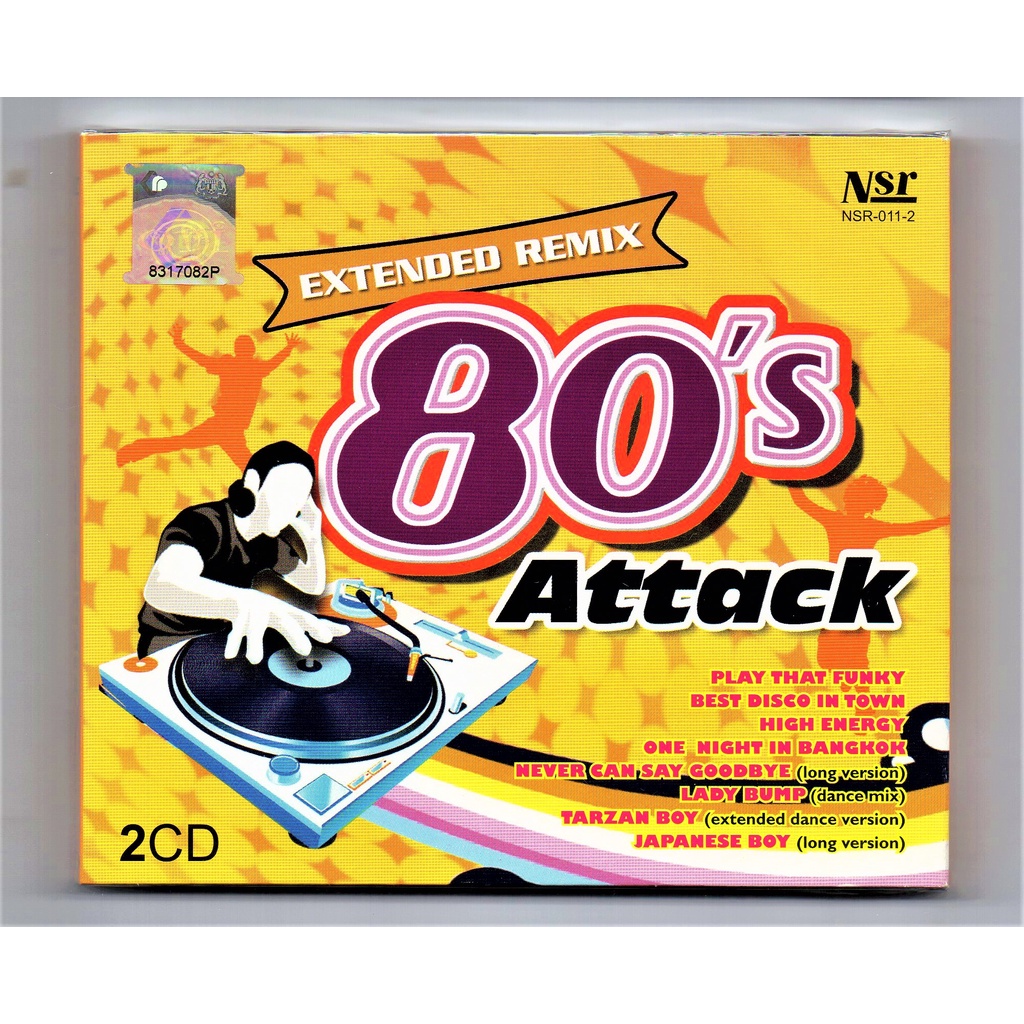 Extended Remix 80's Attack ( 2 CD ) | Shopee Malaysia
