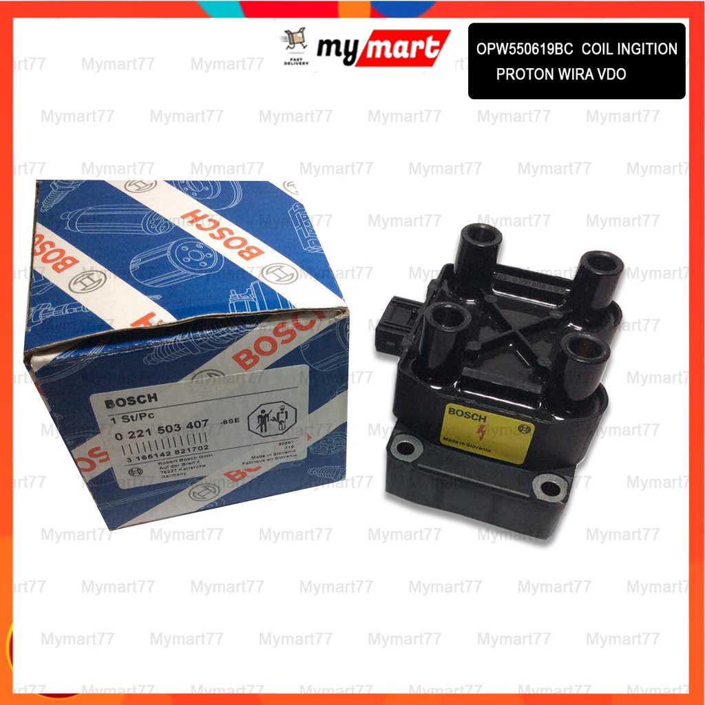 0 221 503 407 Bosch Coil Ignition Proton Waja Campro Wira VDO Gen 2 ...