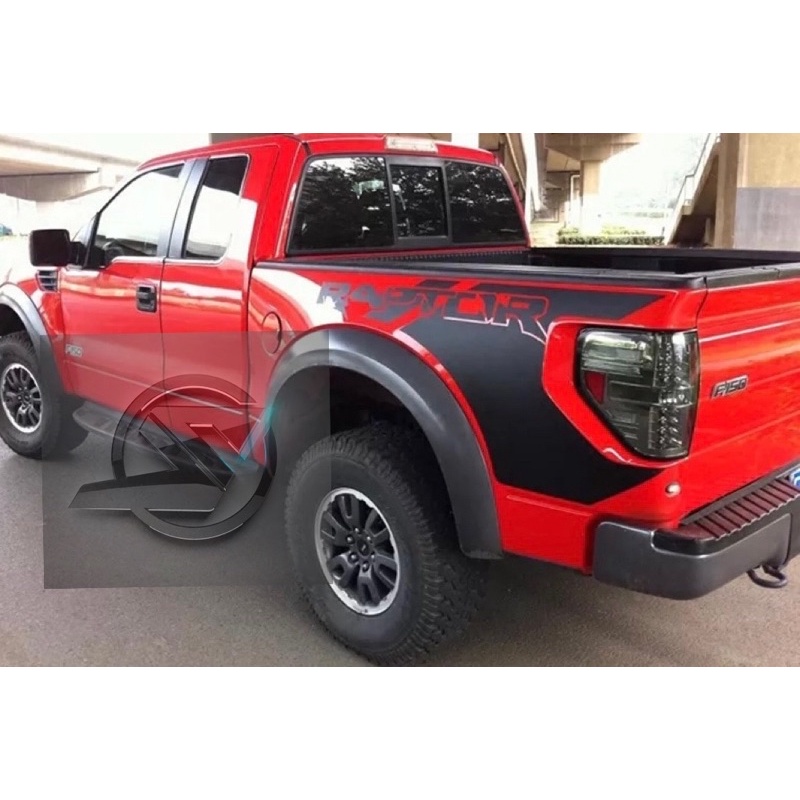 (Ready Stock) S557# Raptor Car Body Trunk Side Vinyl Decals Sticker ...