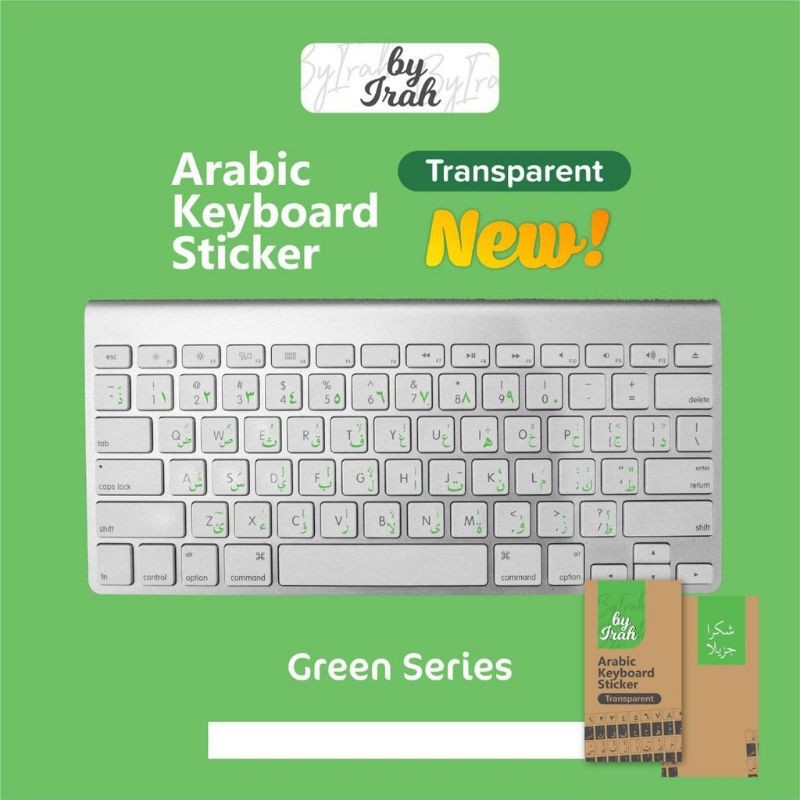 Arabic keyboard sticker transparent sticker keyboard Arab jawi ...