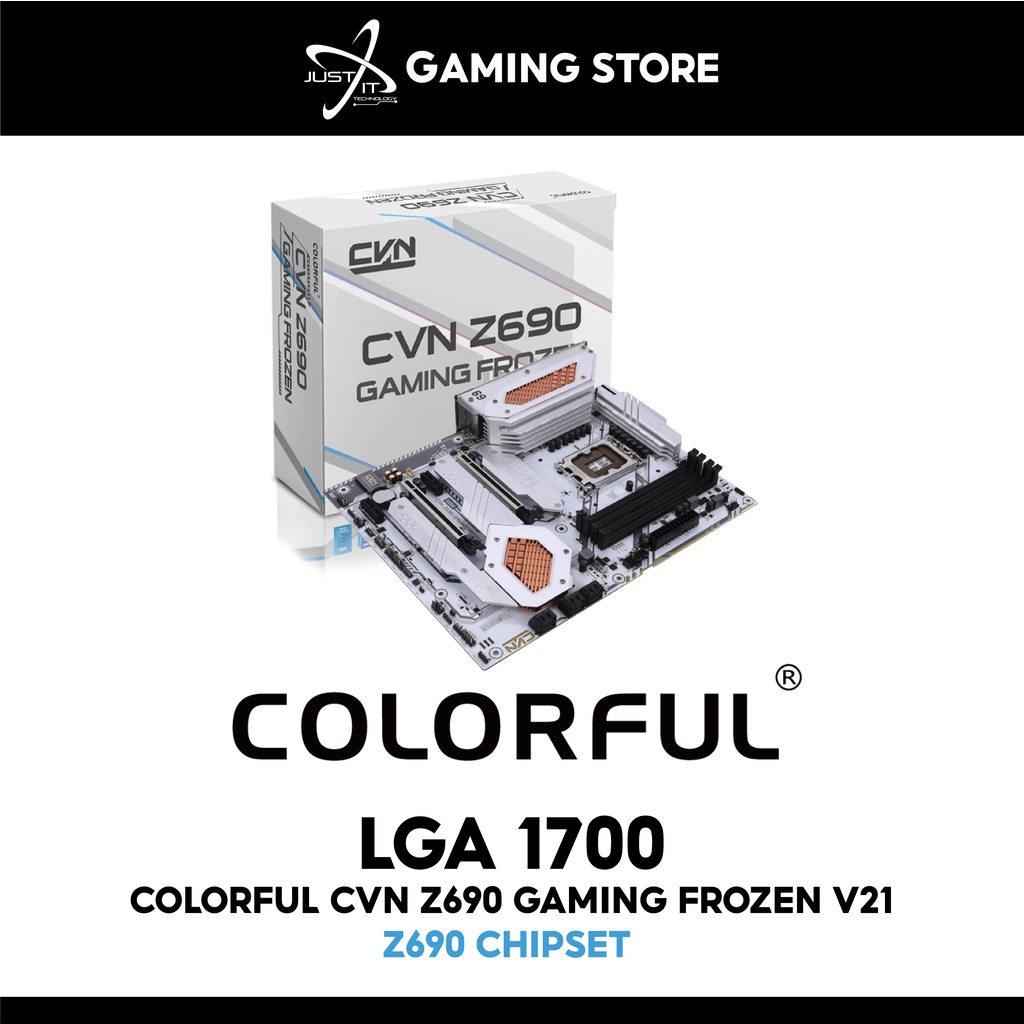 COLORFUL CVN Z690 GAMING FROZEN V21 COMBO 13600KF / 13600K / 13700KF ...