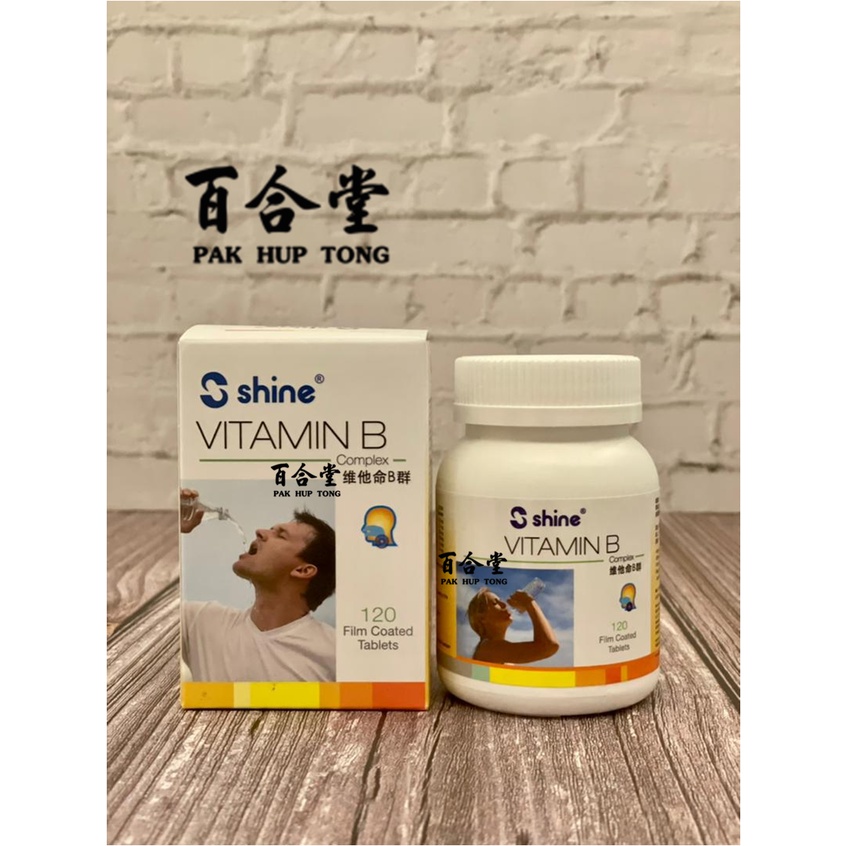 SHINE - VITAMIN B-COMPLEX FILM COATED TABLET*((120'S)) ((EXP : SEPT ...