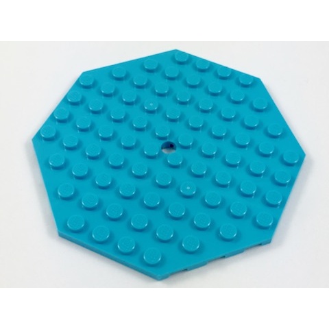 Lego Parts 89523 Plate, Modified 10 x 10 Octagonal with Hole | Shopee ...
