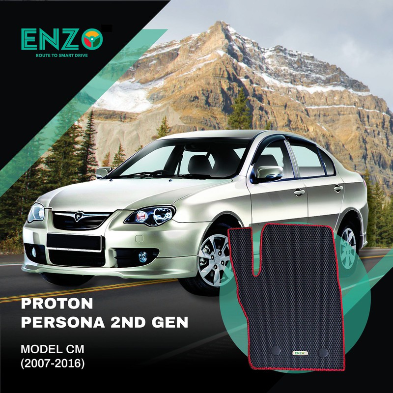 Proton Persona 2nd Gen Model CM - Enzo Customised Car Mat | Shopee Malaysia