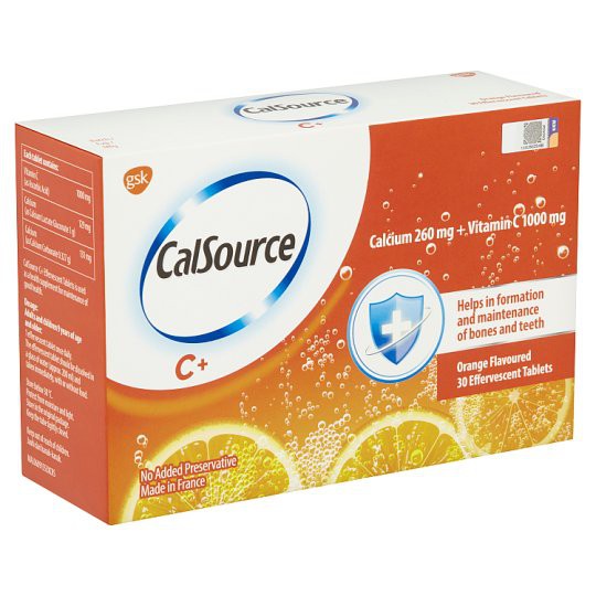 CALSOURCE EF CL 260mg + VC 1000mg 10's / 30's (CA-C 1000 SANDOZ ...