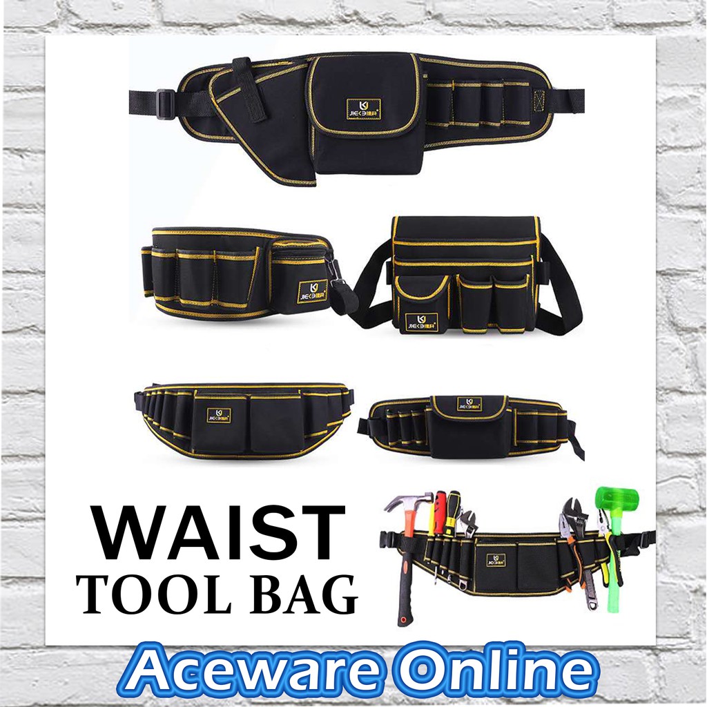 Hardware Tool Kit Bag Waist Pocket Tool Bag Pouch Tool Bag for Tools ...